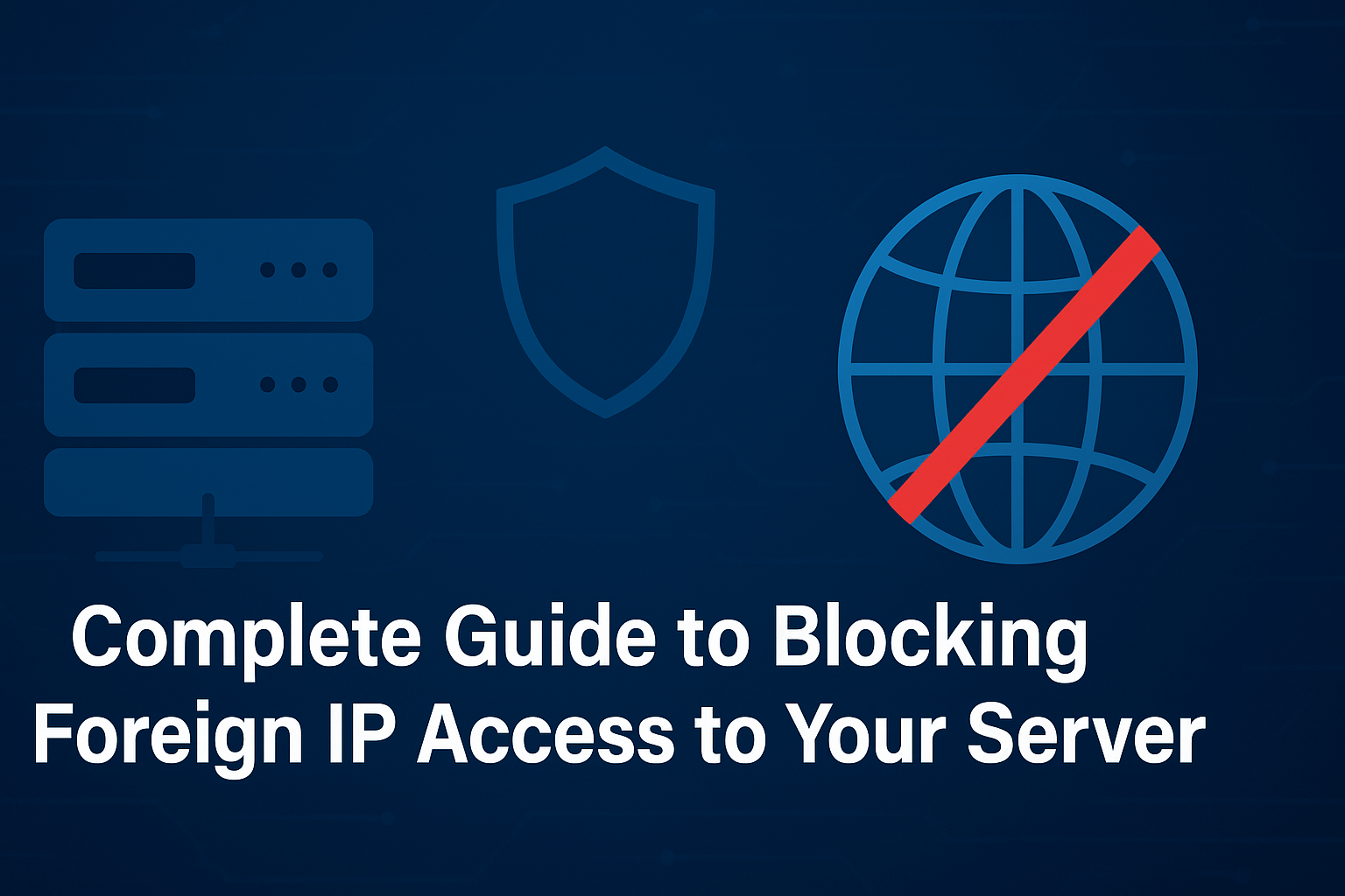 Complete Guide to Blocking Foreign IP Access to Servers