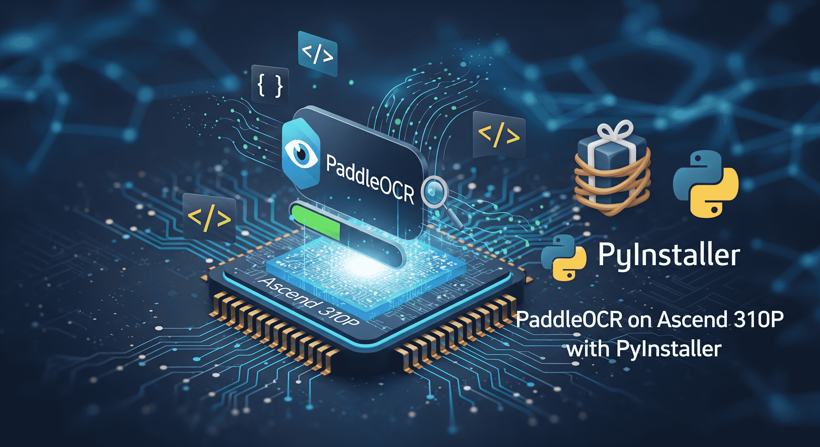 Using PyInstaller to package PaddleOCR on Ascend 310P environment